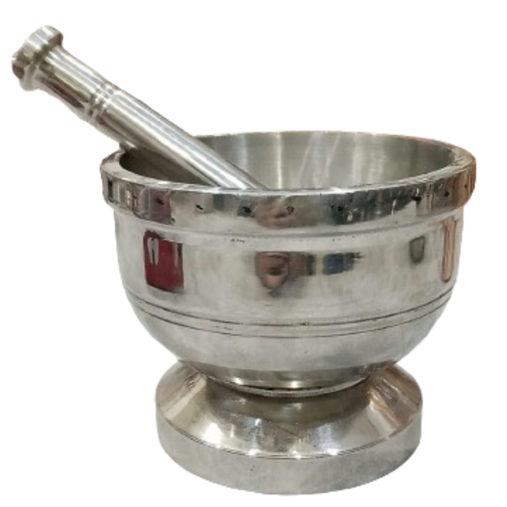 Steel hawan dasta mortar best quality heavy – Hakimi Steel